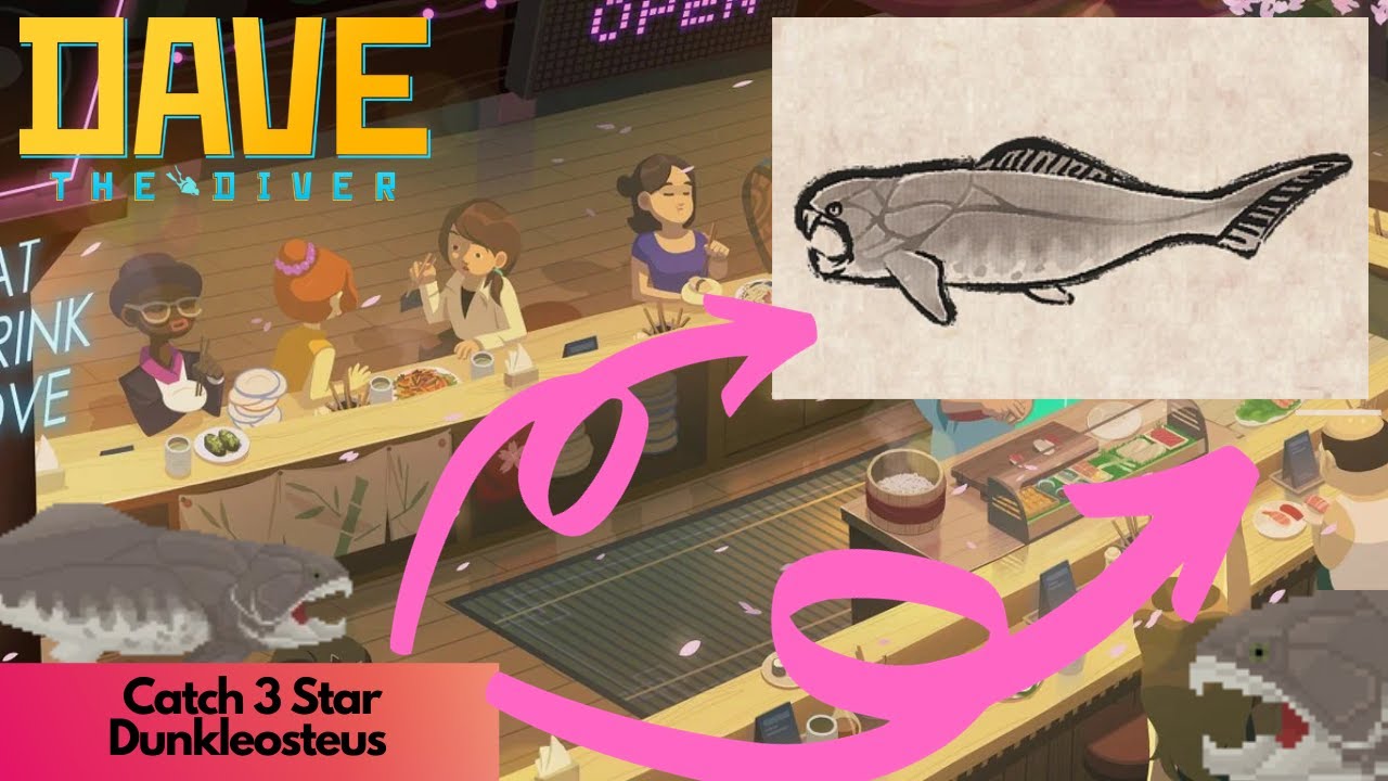 Catch Dunkleosteus Easy | Dave The Diver - YouTube