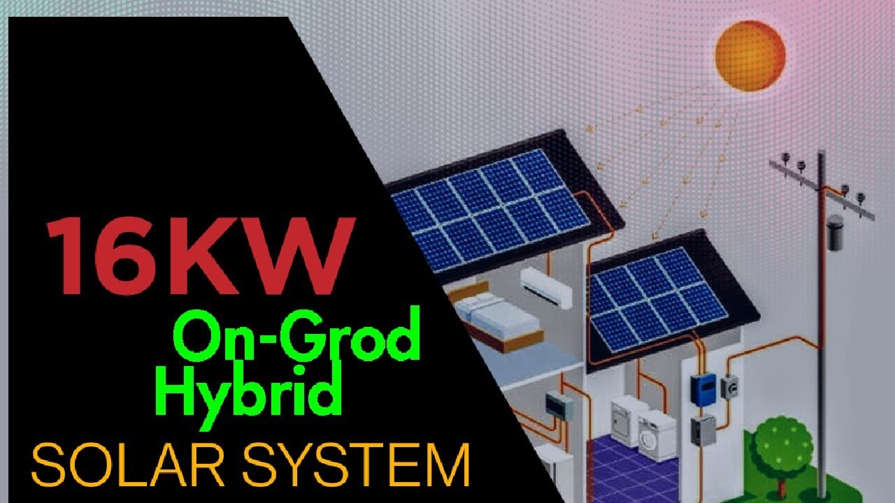 16KW On-Grid & Hybrid Solar System. Energy Master. - YouTube