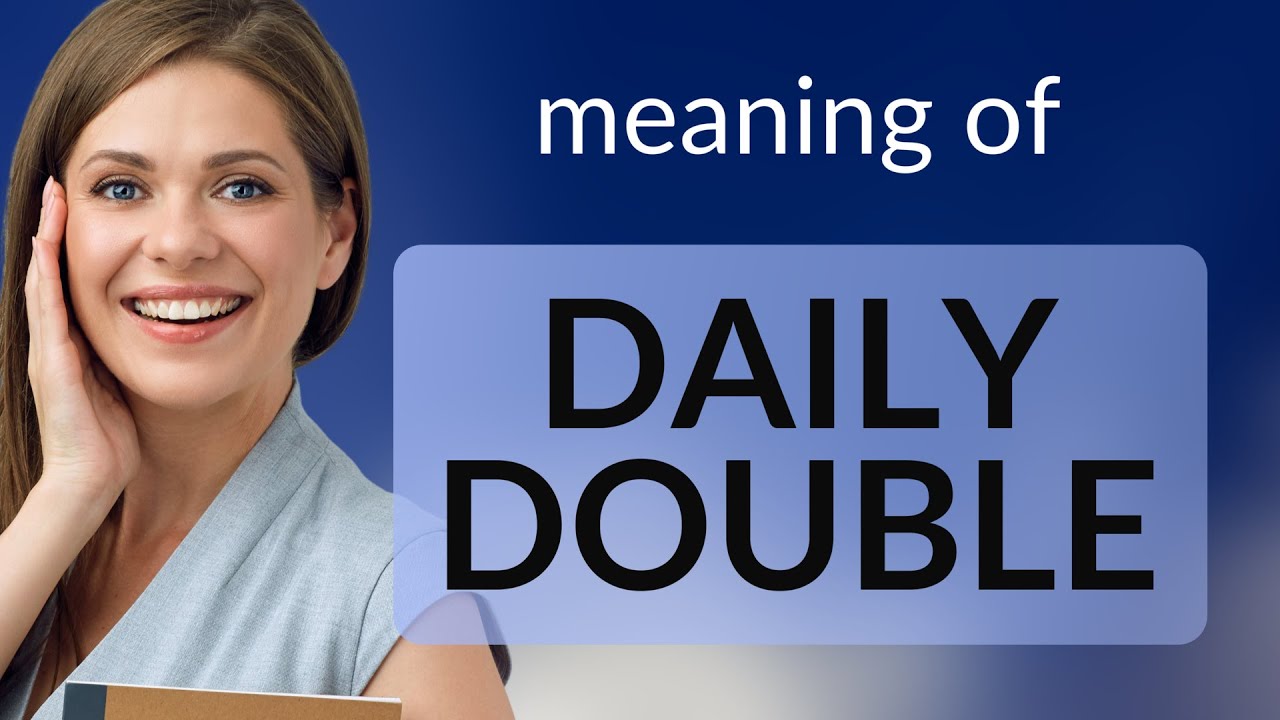Understanding "Daily Double": A Phrase from Jeopardy! - YouTube