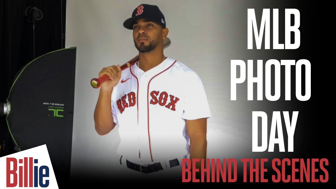 BEHIND The SCENES Photo Shoot: BOSTON RED SOX MLB Photo Day. - YouTube