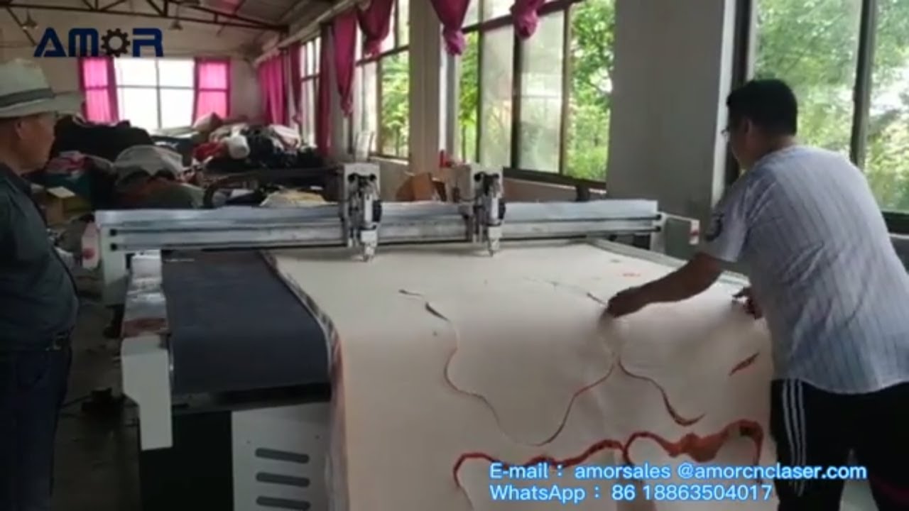Plush Toy Cutting with Automatic Fabric Cutting Machine - YouTube
