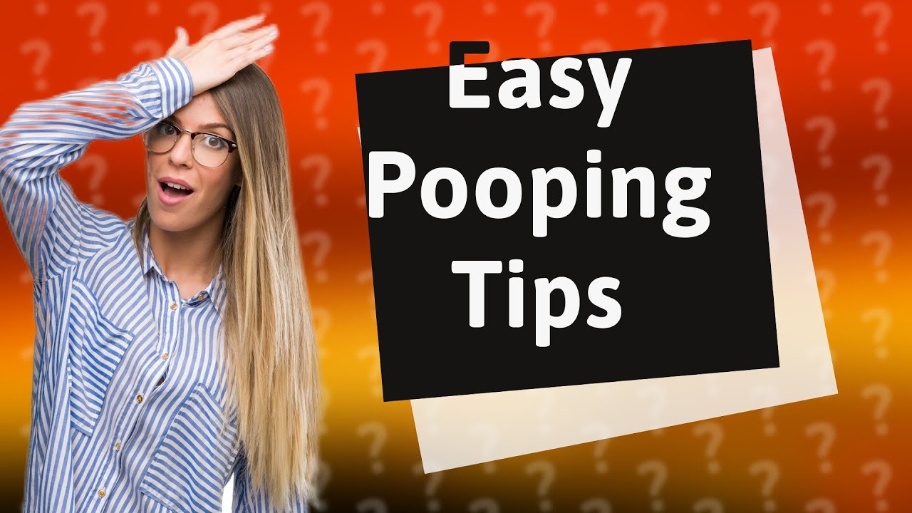 How can I poop without pushing too hard? - YouTube