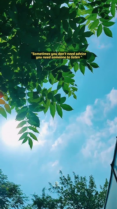 Sometimes You Dont Need Advice You Need Someone To Listen 😌🤍 Youtube