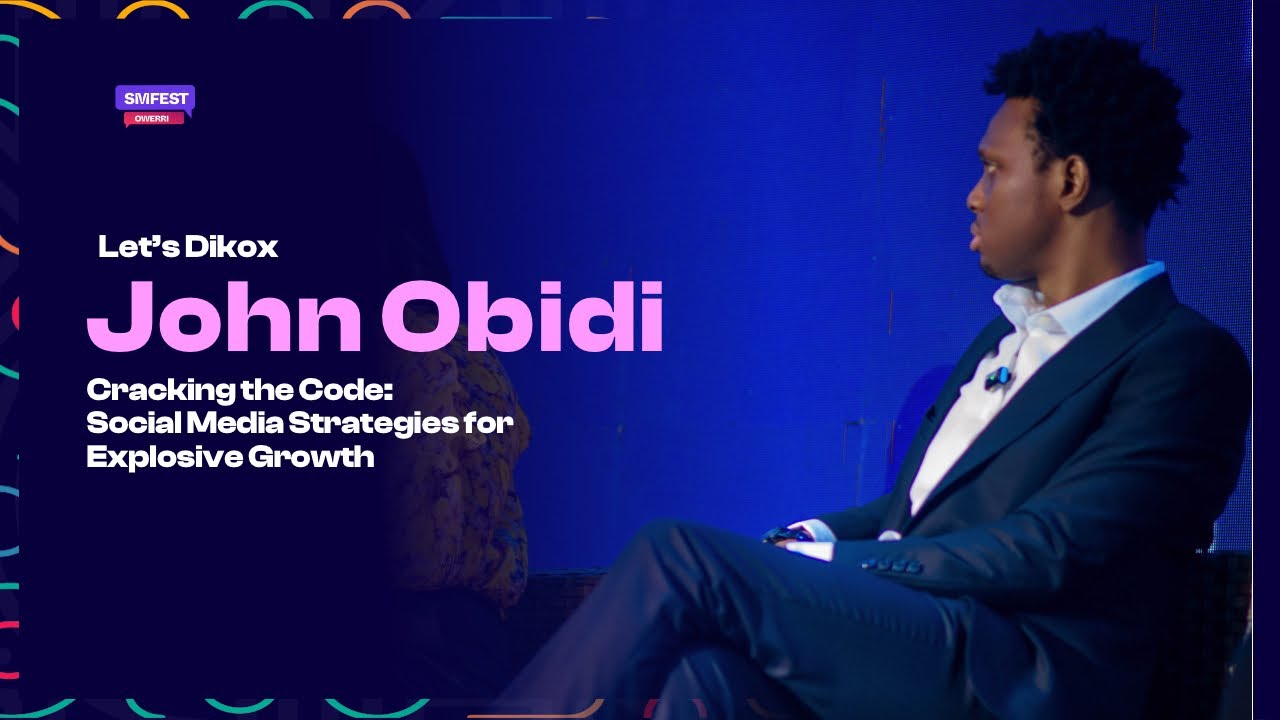 JOHN OBIDI | LET'S DISKOX | SMFEST 2023 - YouTube