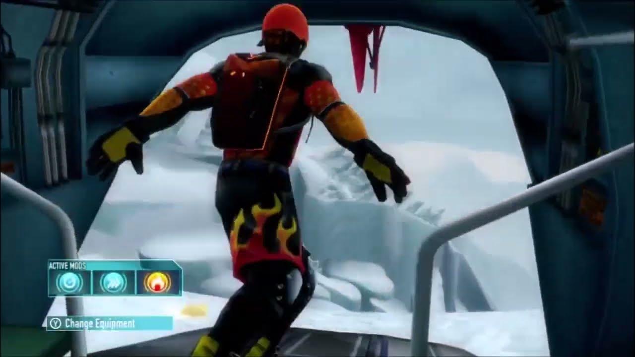 SSX 2012 - The Monster - No Wingsuit - Speedrun With Shortcut - YouTube