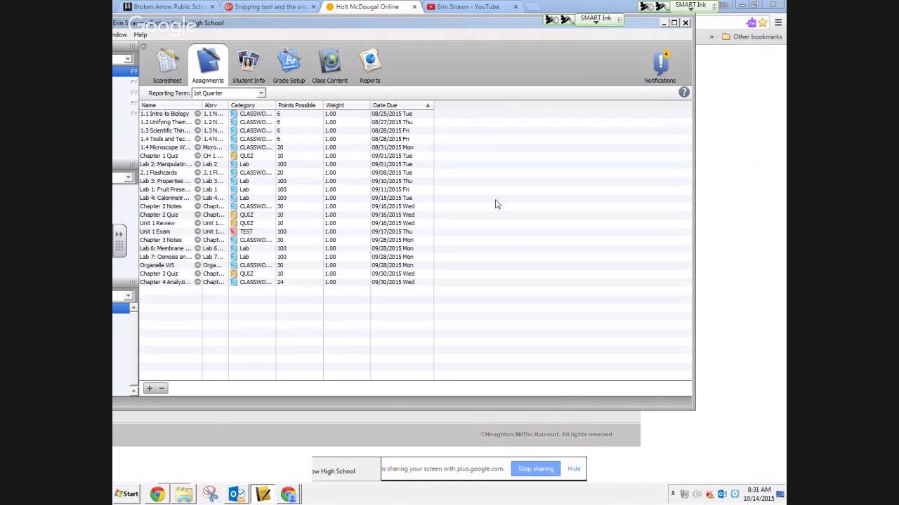 Snipping tool and the smart board - YouTube