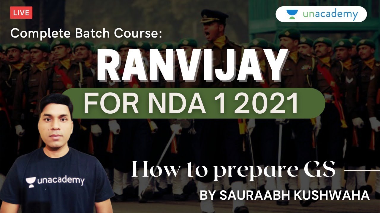 How to prepare General Studies for NDA 1 2021 | Batch Course for NDA 1 ...