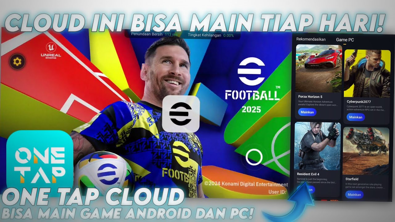 Game PC AAA dan Game Android Bisa Dimainkan di Cloud One Tap Cloud Games! - YouTube