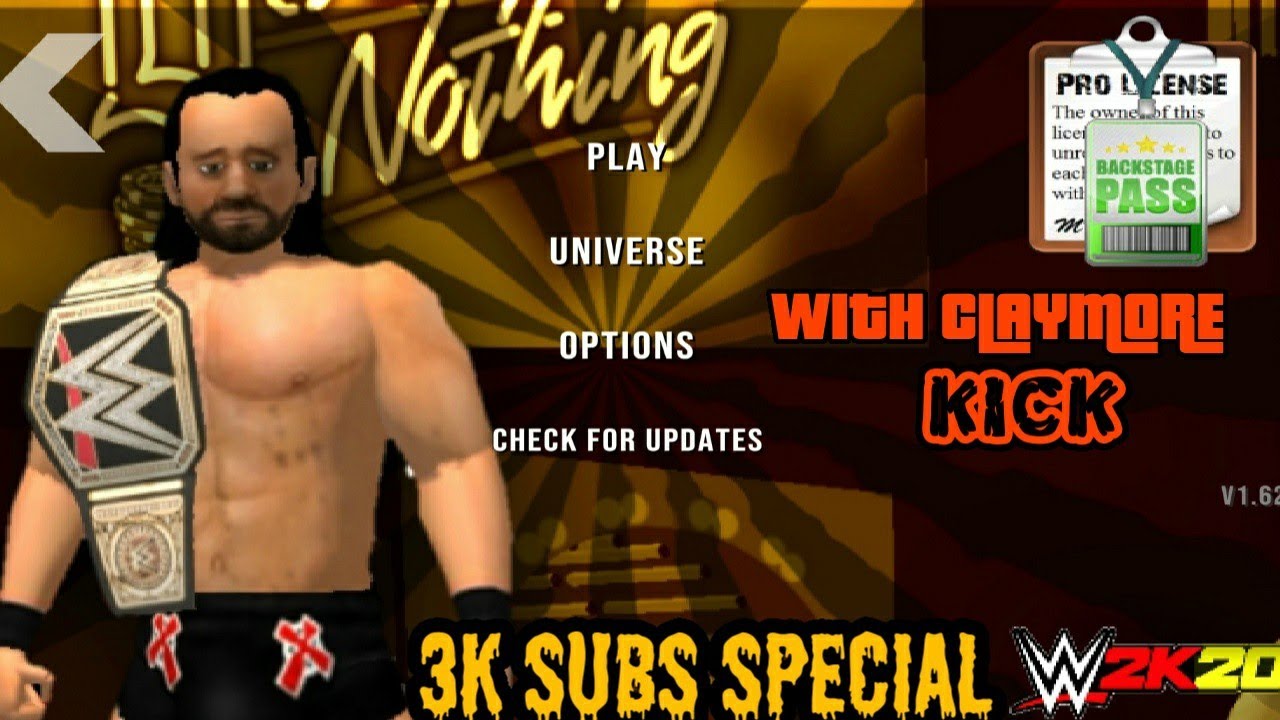 😍😘 THE BEST EVER WR3D WWE 2K20 MOD 🔥🔥 || 3K SUBS SPECIAL MOD WITH ...