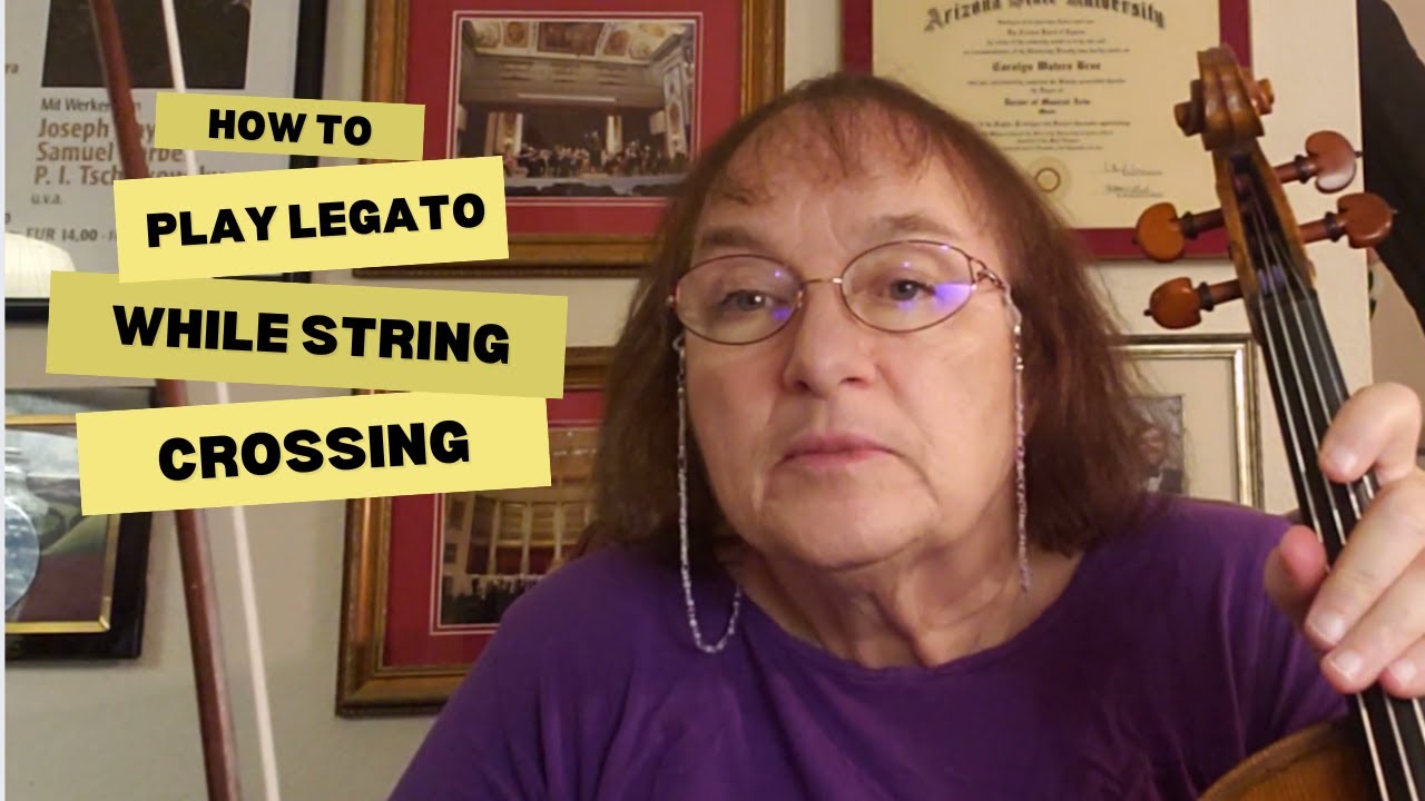 How to Play Legato While String Crossing | Hammer & Strings Conservatory - YouTube
