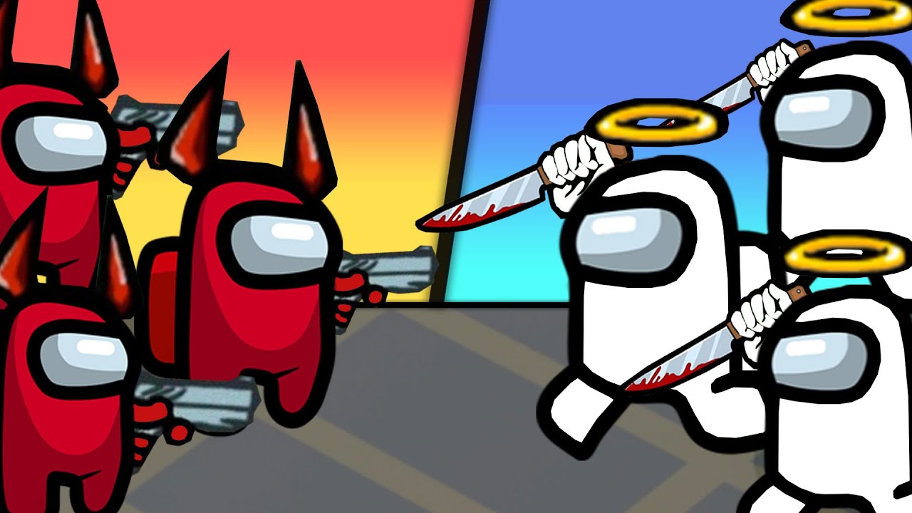 Demon vs Engel Modus in Among us! - YouTube