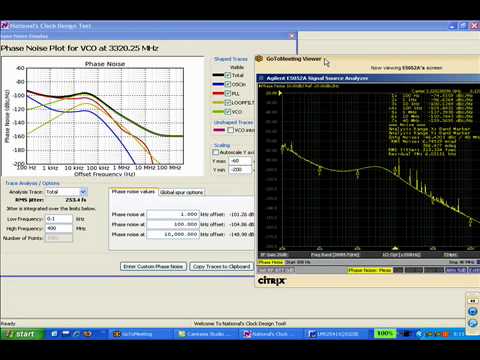 LMX2541 - Simulation Using TIs Clock Design Tool - YouTube