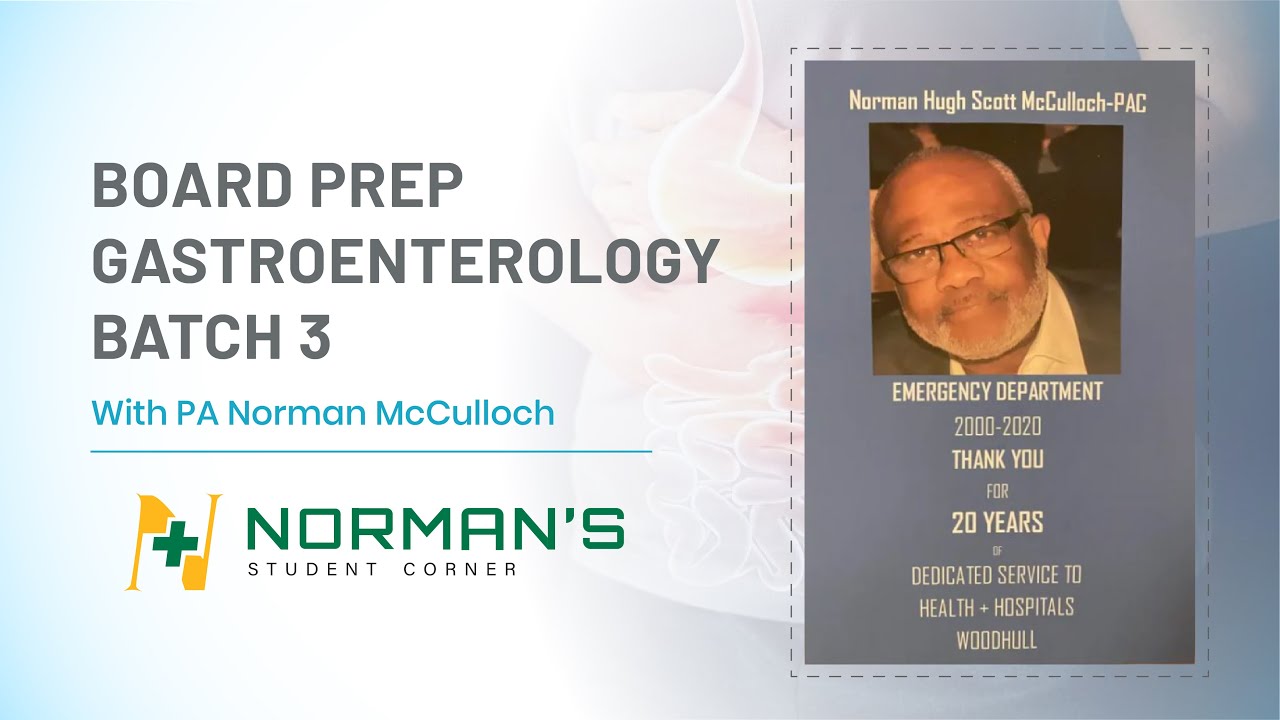Board Prep Gastroenterology Batch 3 - YouTube