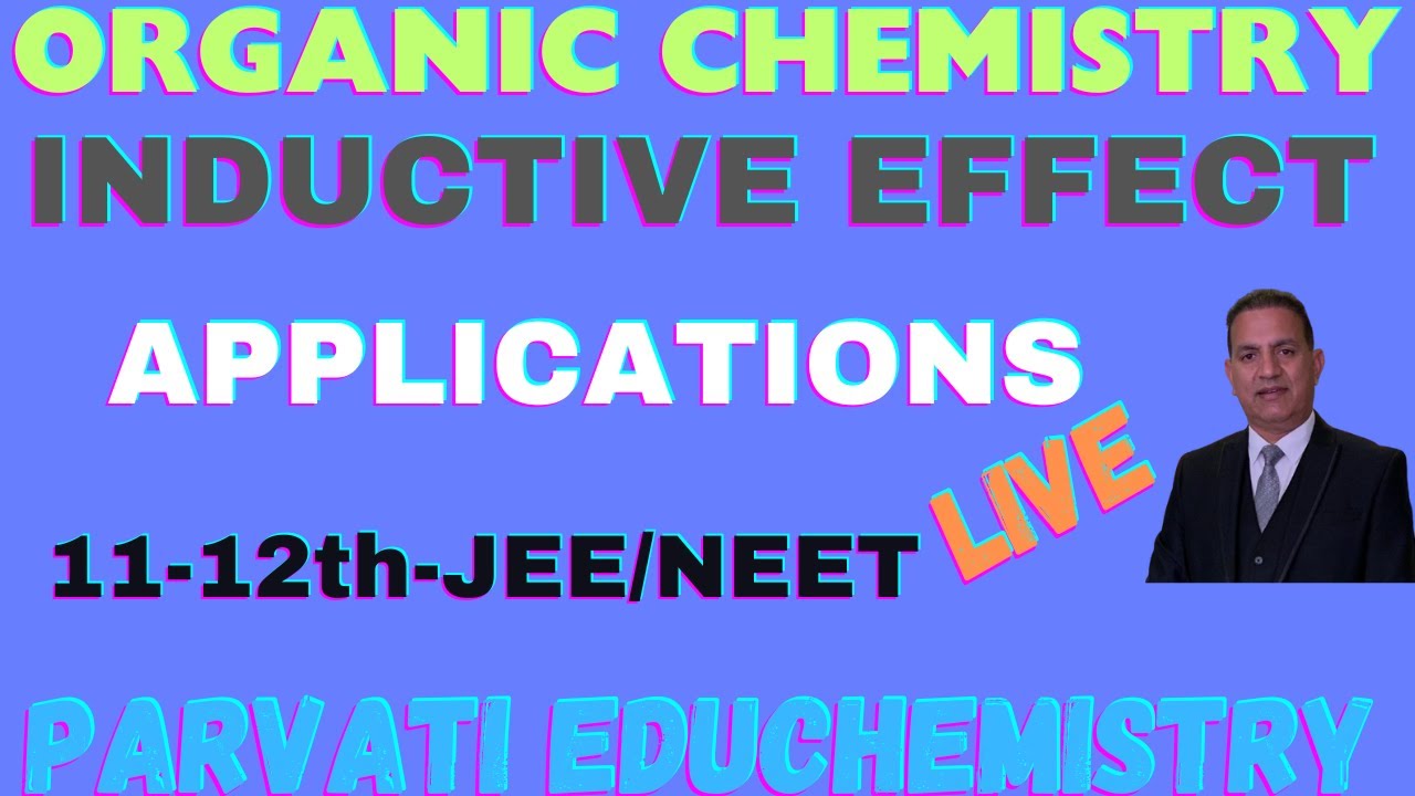 INDUCTIVE EFFECT | 11th-12th | JEE-NEET | PARVATI EDUCHEMISTRY - YouTube