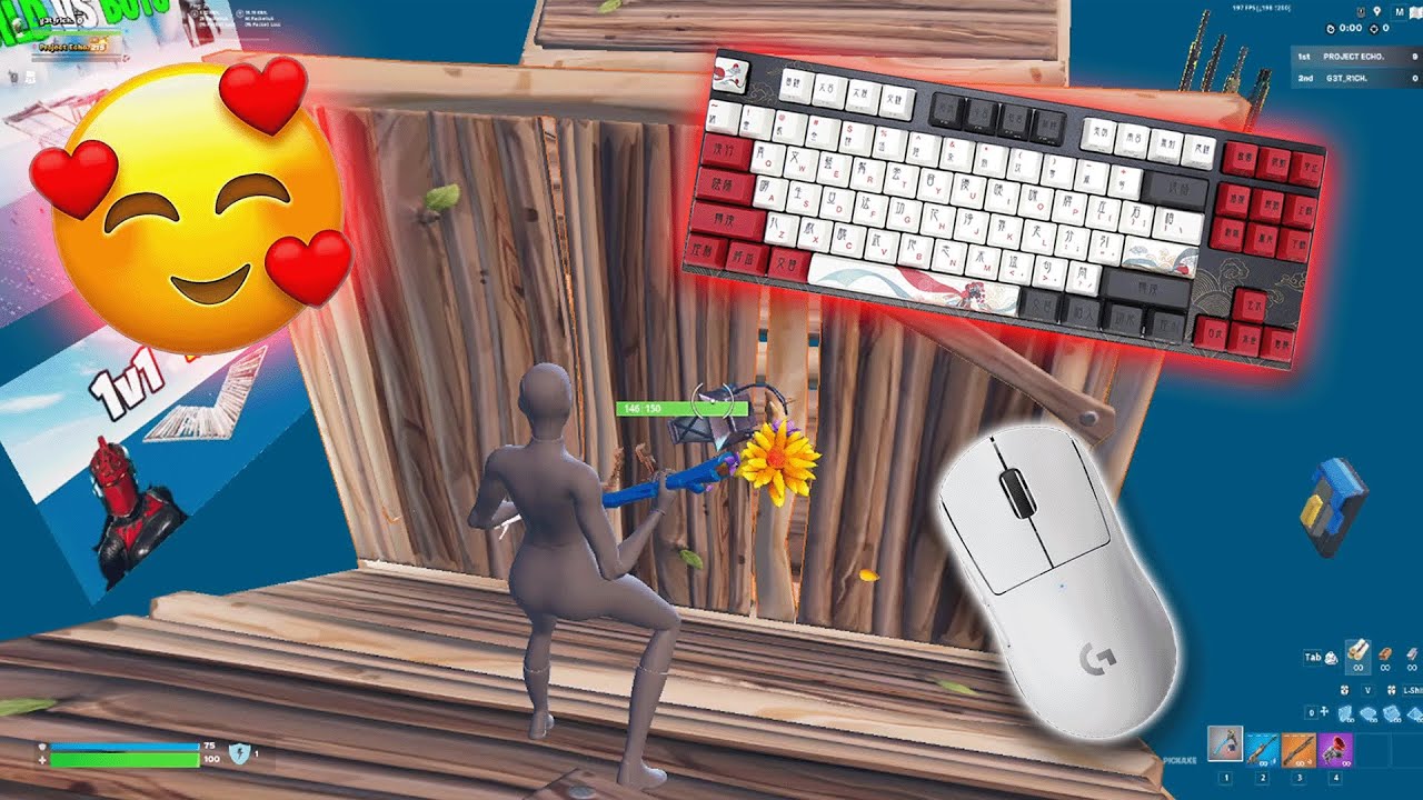 Chill ASMR🤩 1v1 MARTOZ BUILD FIGHT🏆Satisfying Fortnite Keyboard Sounds ...