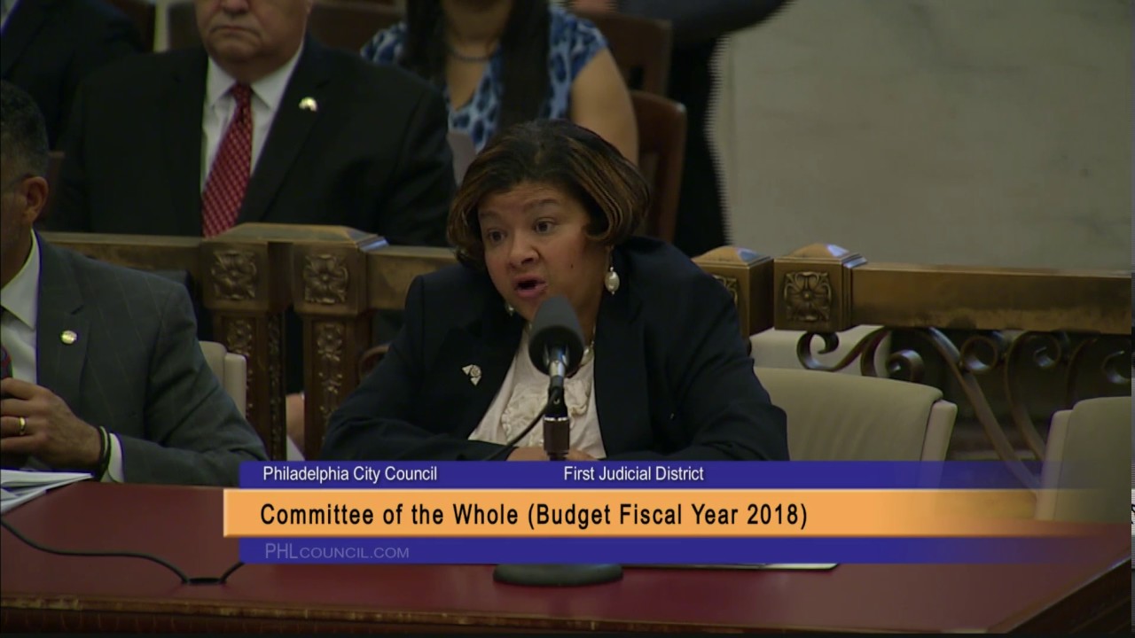 FY2018 Philadelphia City Council Budget Hearing 5-3-2017 First Judicial ...