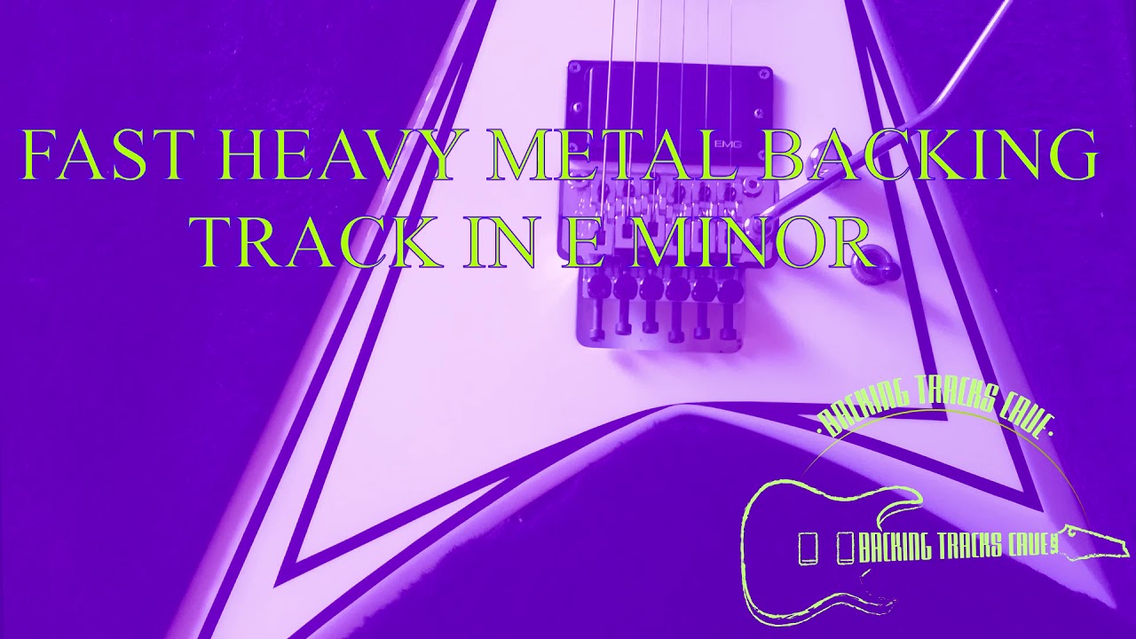 Fast Heavy Metal Backing Track in E minor **BACKING TRACKS CAVE** - YouTube