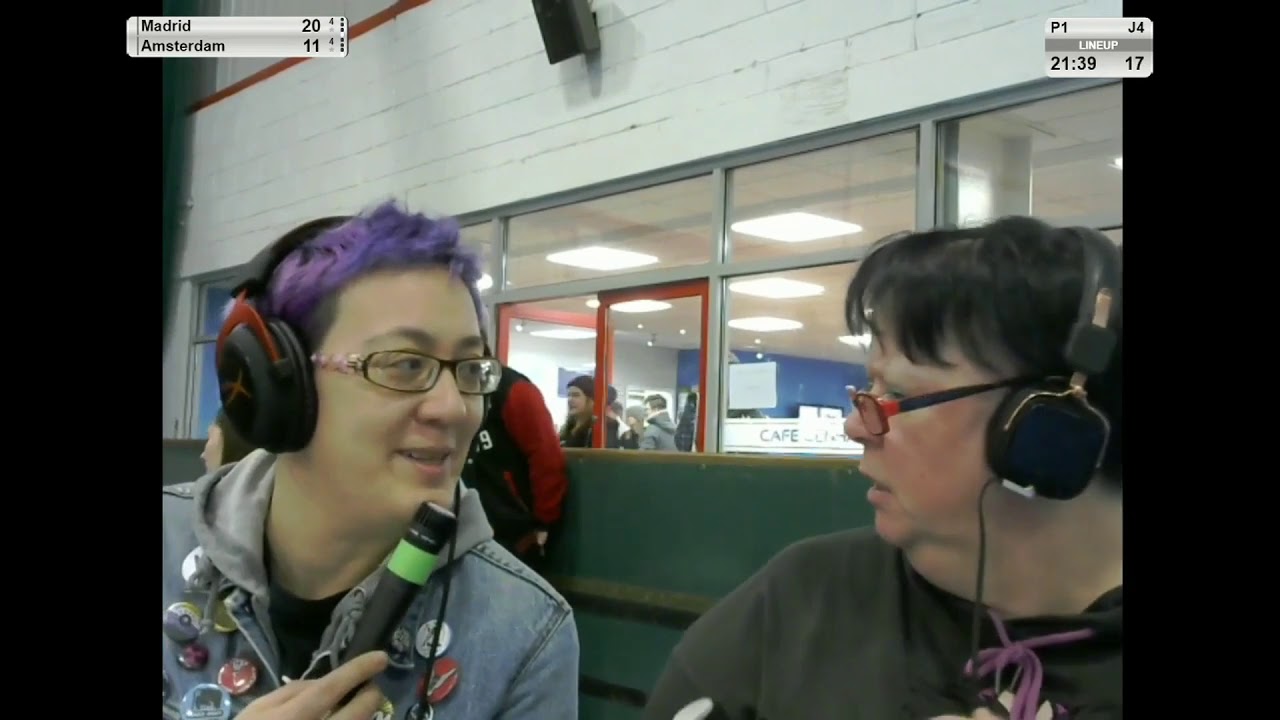 Turing Cup 2020 - Game 4 - Roller Derby Madrid vs Amsterdam Roller ...