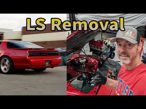 92 Firehawk Trans Am Tribute LS3 Swap: Out with the Old! Part 49 - YouTube