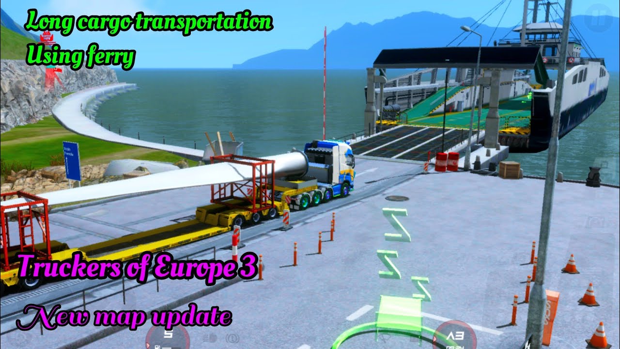 Crossing_the_bridge_using_ferry_Truckers_of_Europe_3_Game_-_Ganam_Video ...