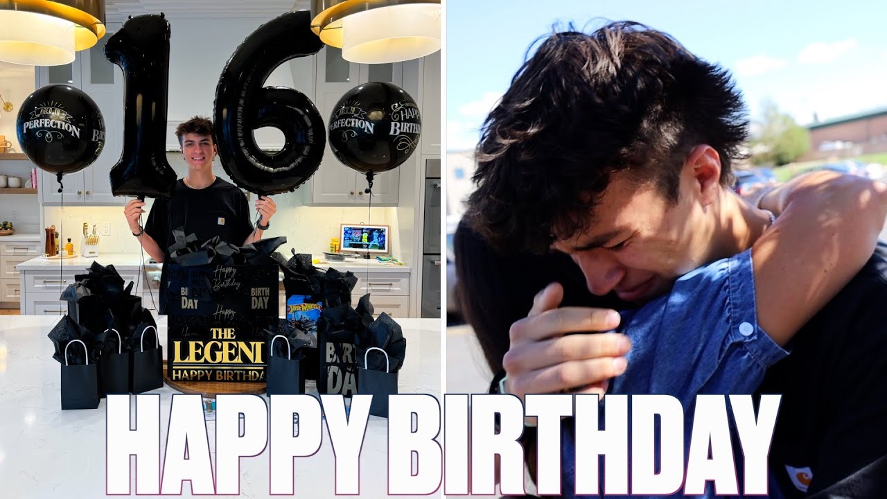 HAPPY BIRTHDAY RYLER BINGHAM | SURPRISING OUR SON WITH A NEW CAR AT THE ...