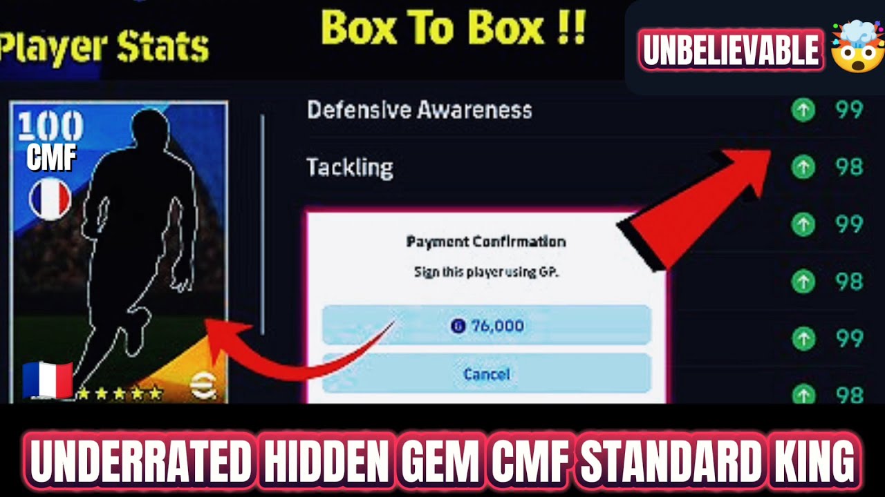 KING of MIDFIELDERS in Efootball 2024 (CMF)👑 - YouTube