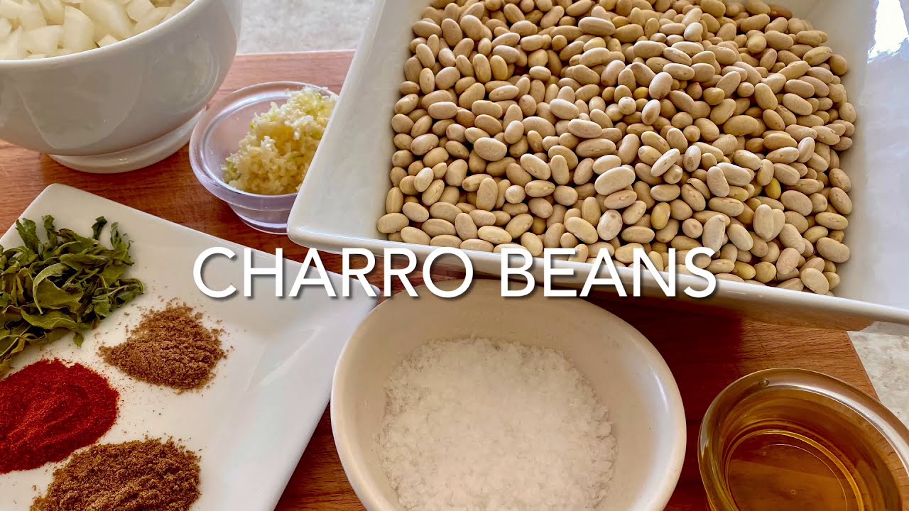 Charro Beans (Peruano/Mayocoba/Yellow Canary Beans) - YouTube