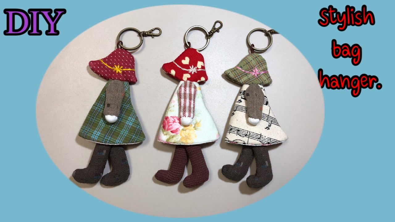 #วิธีทำที่ห้อยกระเป๋าน้องซูจิ๋ว#Keychain Sunbonnet#diy #key cover mini ...