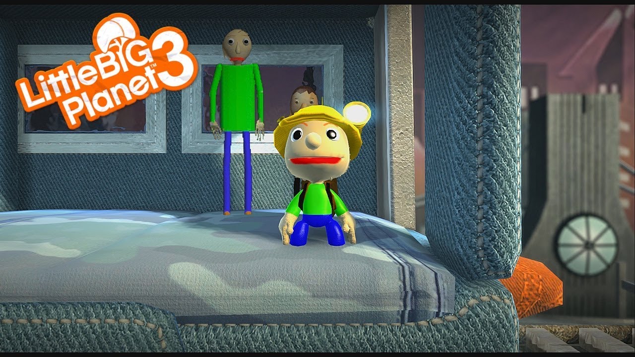 LittleBigPlanet 3 - Baldi's Basics in Train Bomb Survival - YouTube