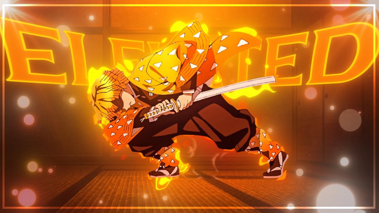 Demon slayer "Zenitsu" Elevated (+Free Project File) [HINDI/AMV/EDIT ...