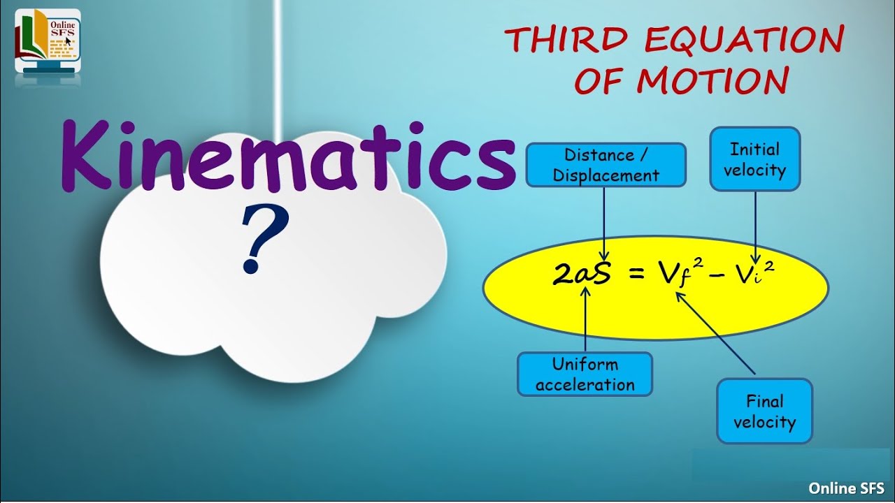 Physics Class 10 | Kinematics | Third Equation of Motion | Online SFS ...