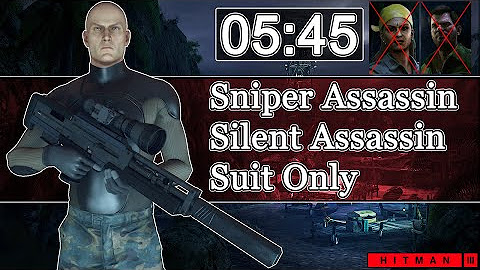 Hitman 3 Sniper Assassin Silent Assassin Suit Only - YouTube
