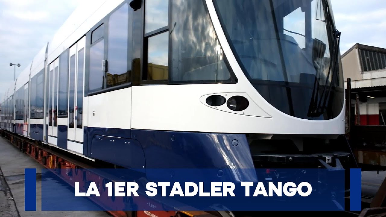 Première Stadler Tango à Genève. - YouTube