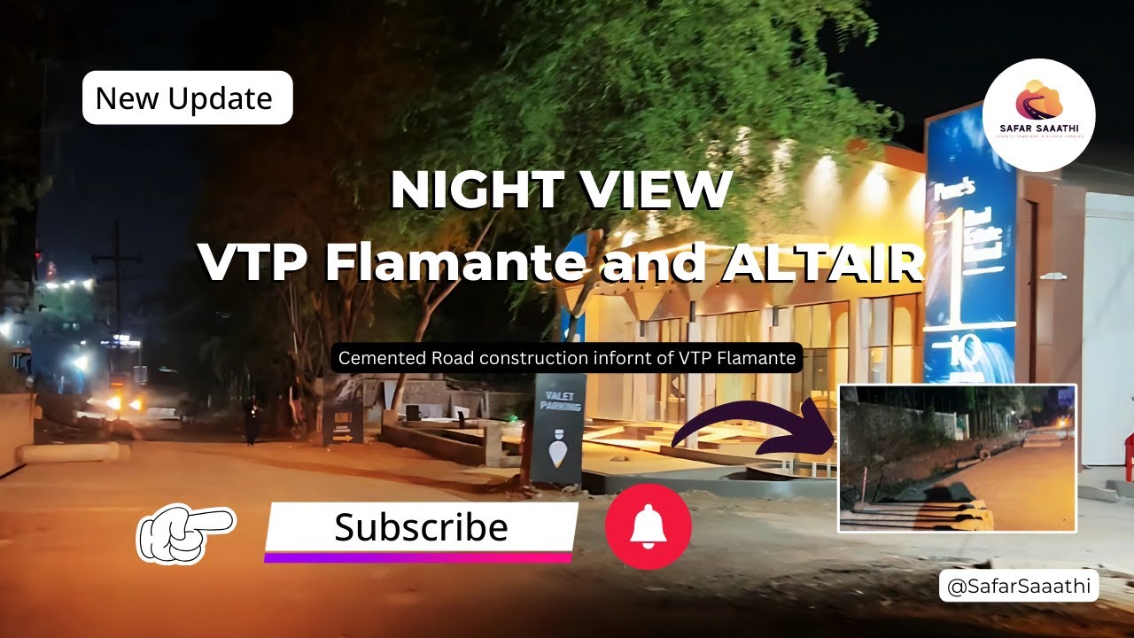 VTP Flamante and VTP Altair NIGHT VIEW #kharadi #kharaditownship # ...