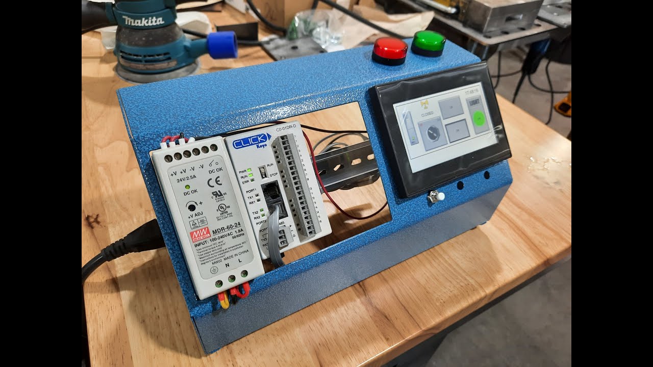 2 Minute PLC Enclosure Build - YouTube