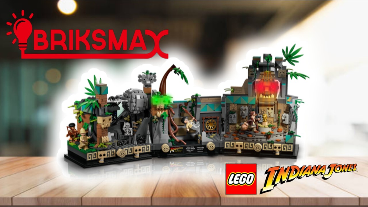 Bricksmax LEGO Indiana Jones 77015 Le temple de l’idole en or - YouTube