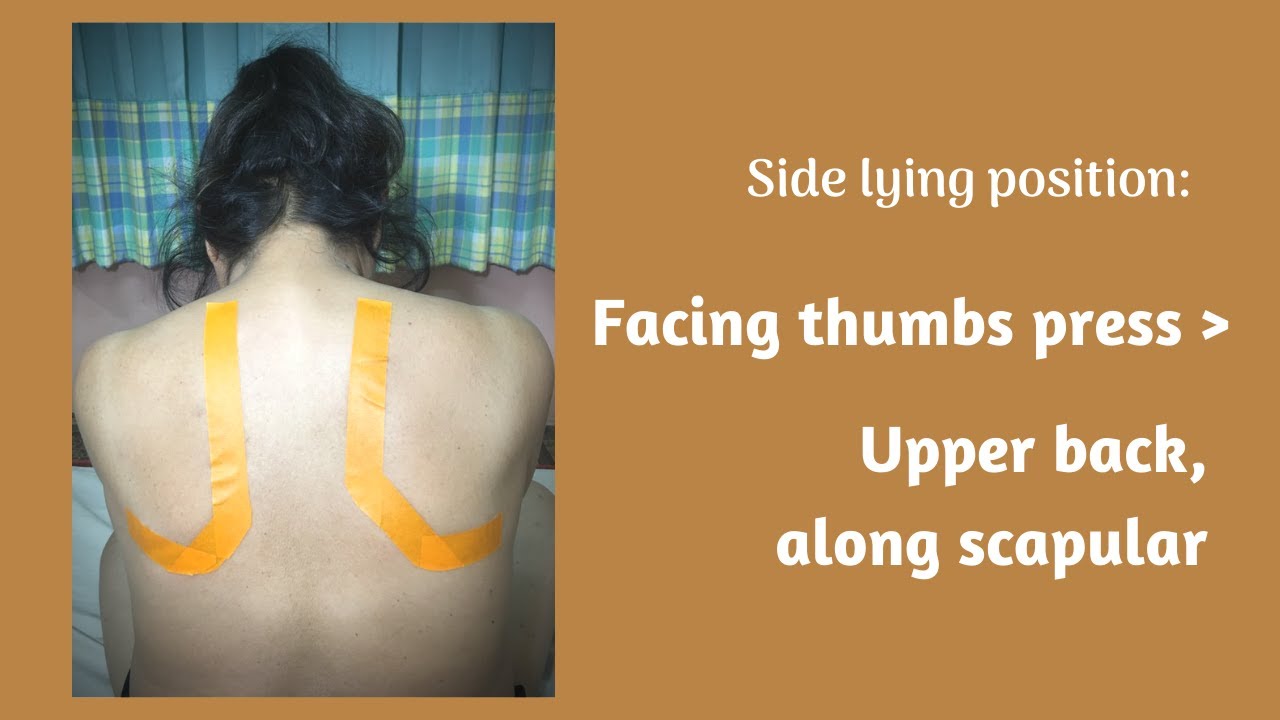 Technique:Facing thumbs press - along scapular - YouTube