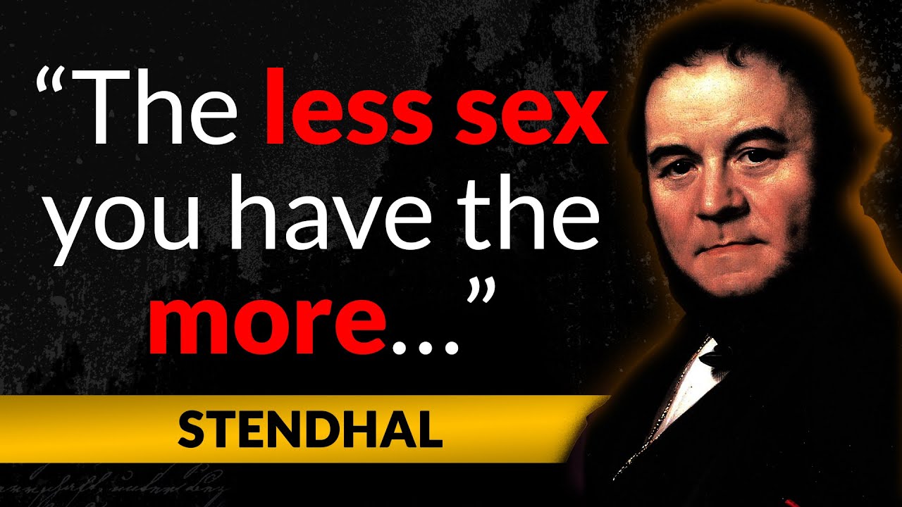Stendhal - Incredible Quotes On Life - YouTube