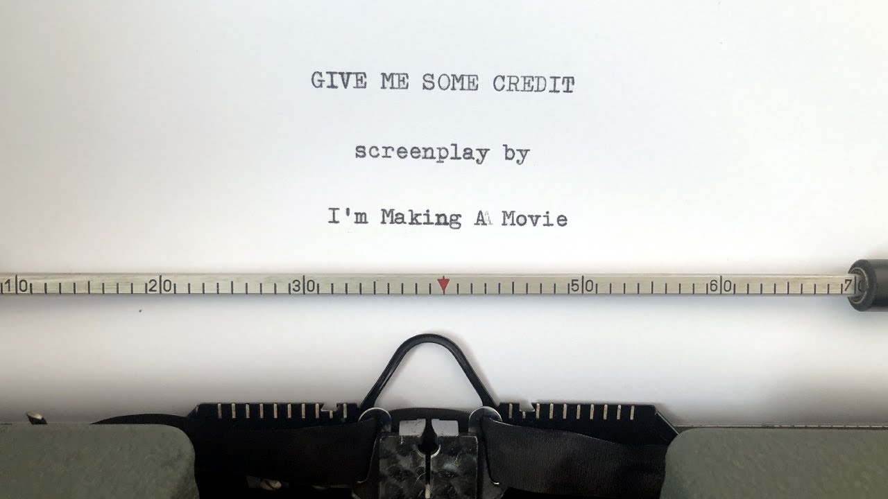Screenplay Writing Credits Explained - YouTube