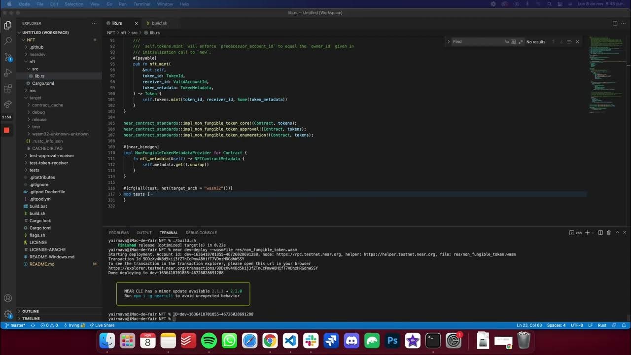 Burrito Battle - NFT Contract - Day 1 - YouTube