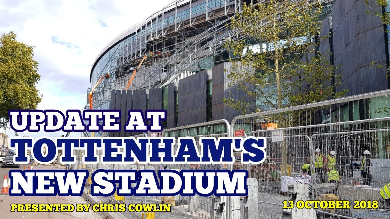 UPDATE AT TOTTENHAM'S NEW STADIUM: Shop Opening Next Week, More Paving ...