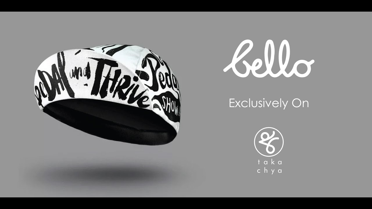 Bello Cyclist Cycling Caps Exclusively on Takachya - YouTube