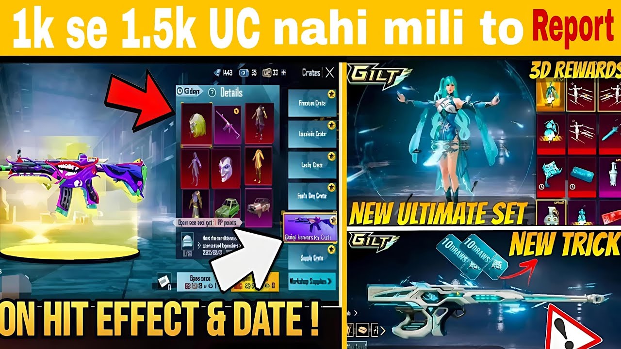 New Ultimate set & The fool M416 skin 1000 se 1500 uc me mile gi 🤯🔥 ...