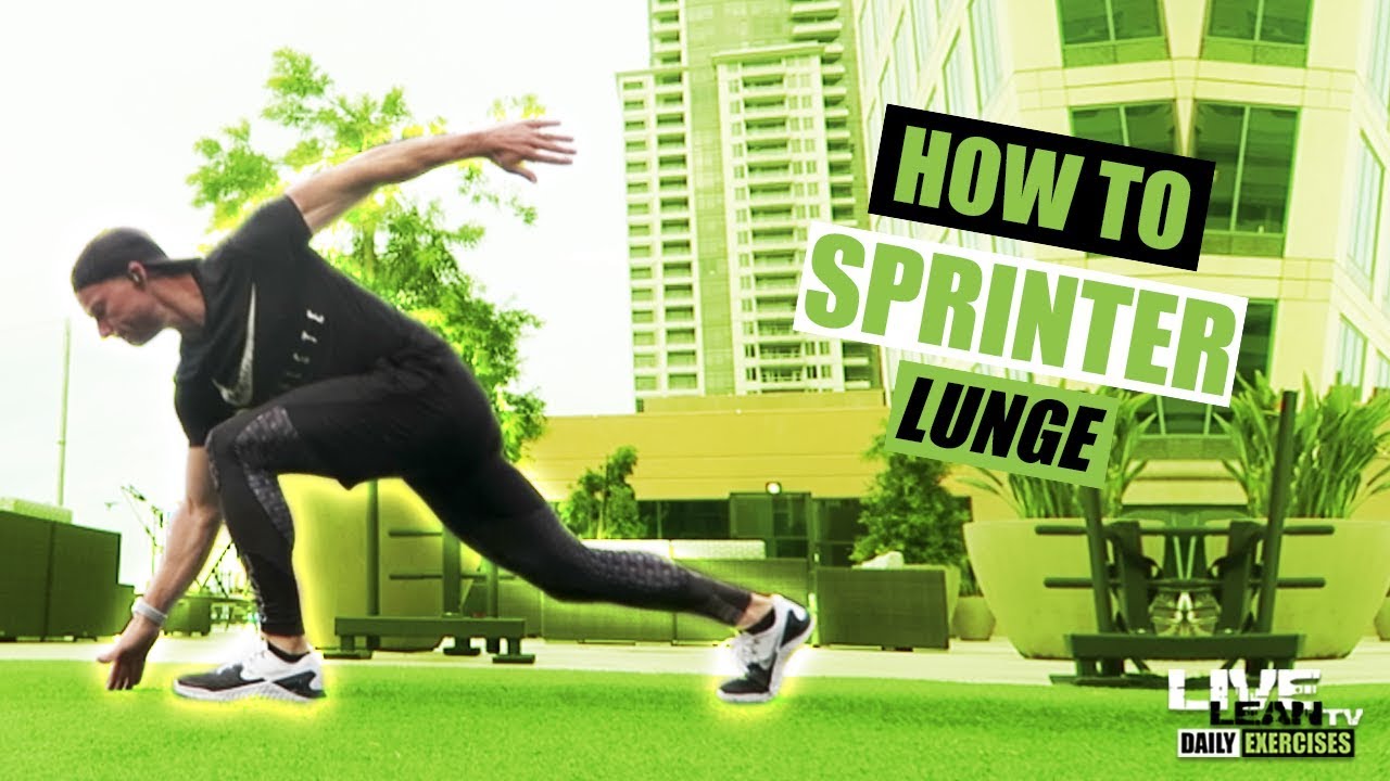 How To Do A SPRINTER LUNGE | Exercise Demonstration Video and Guide ...