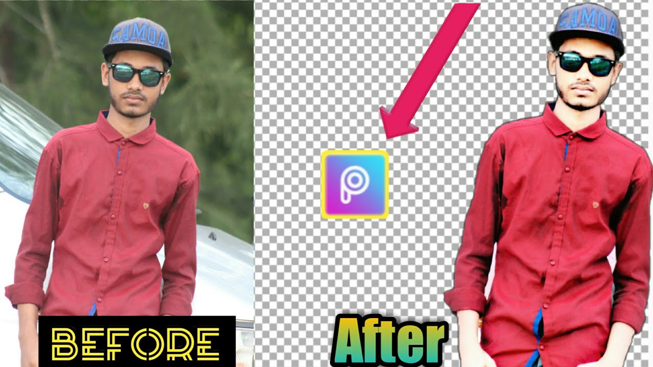 How to remove picture background in android mobile and picsart apps ...