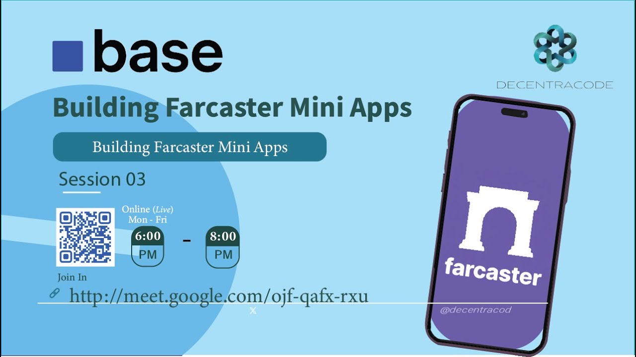 Session 3 - Building Farcaster Mini Apps with React - YouTube