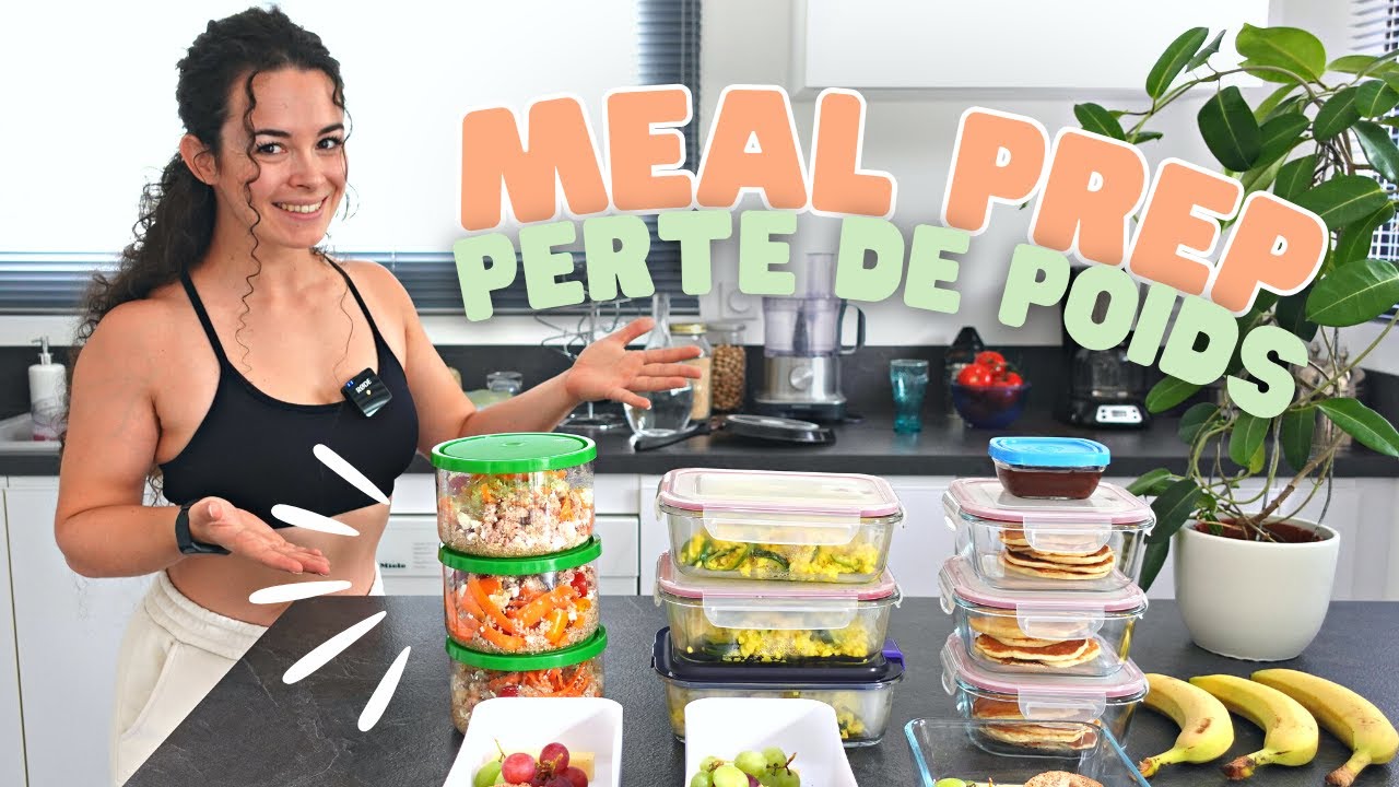 3 jours de repas pour PERDRE DU POIDS | Meal prep facile et rapide ...