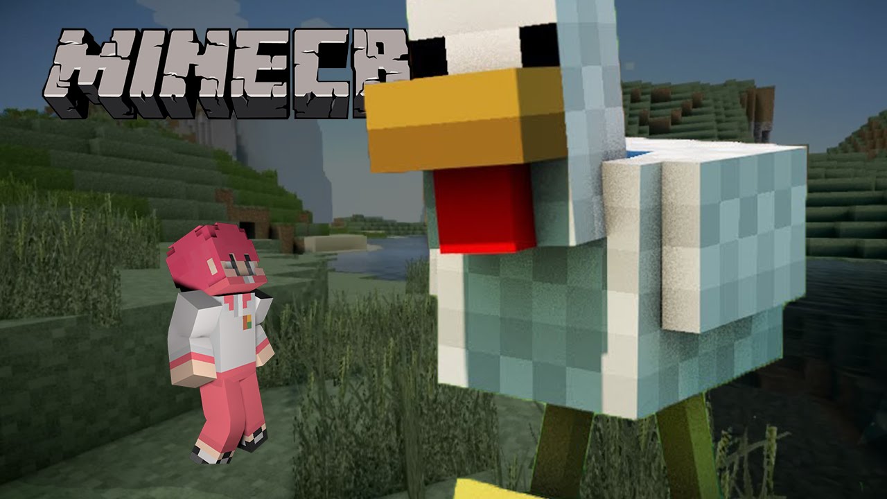 초대형 치킨이다!!!! [마인크래프트 : 겁나 큰 닭 ] Minecraft : Mutant Chicken 찬이 - YouTube