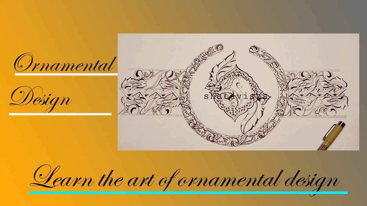 #Ornamental design//How to draw ornamental design//step by step ...