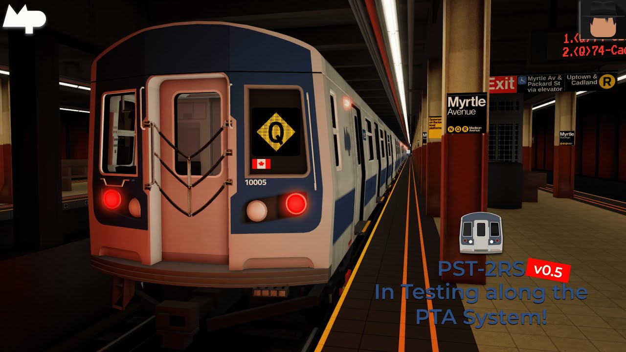 PTA Subway: PST-2RS Admin Train Testing Along Potato City Subway! - YouTube